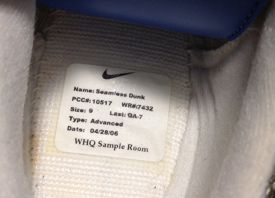 Nike Seamless Dunk - Unreleased Sample - SneakerNews.com