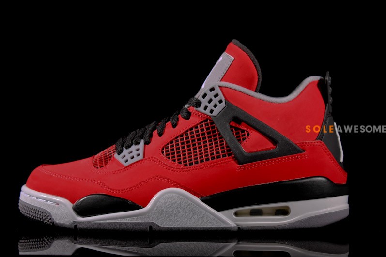 "Fire Red Nubuck" Air Jordan IV - SneakerNews.com