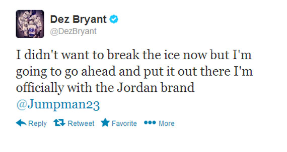 Jordan Brand Signs Dez Bryant - SneakerNews.com