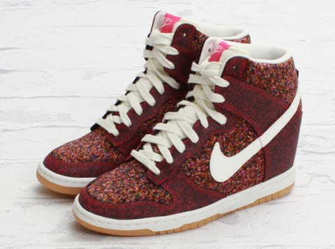 Liberty x Nike WMNS Dunk Sky High "Pink Force" - SneakerNews.com