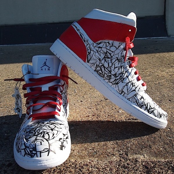 Air Jordan 1 "AIRWISDUMB" Customs by Josh Wisdumb - SneakerNews.com