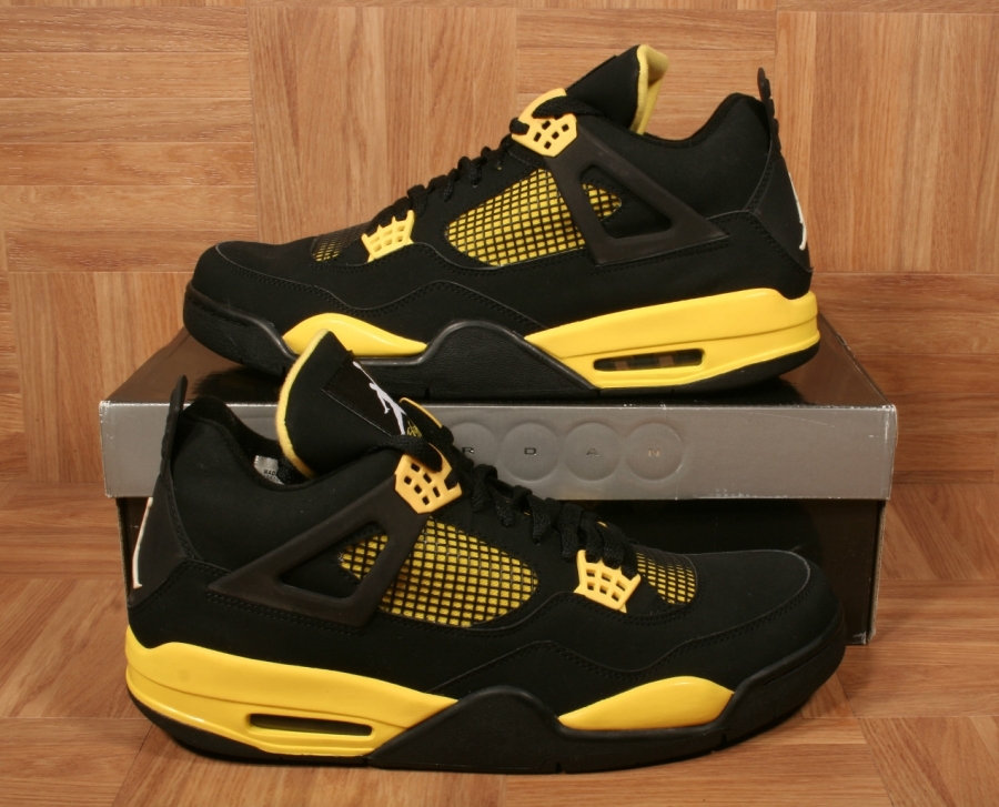 Air Jordan IV Retro "Thunder and Lightning" Pack on eBay - SneakerNews.com
