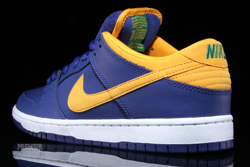Nike SB Dunk Low – Deep Royal Blue – Midas Gold – Pine Green ...