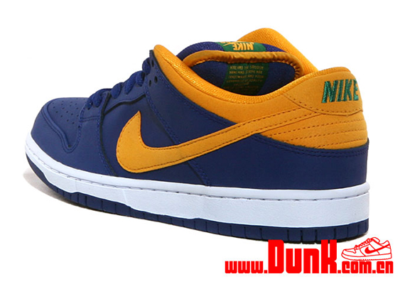 Nike SB Dunk Low - Deep Royal Blue - Midas Gold - Pine Green ...