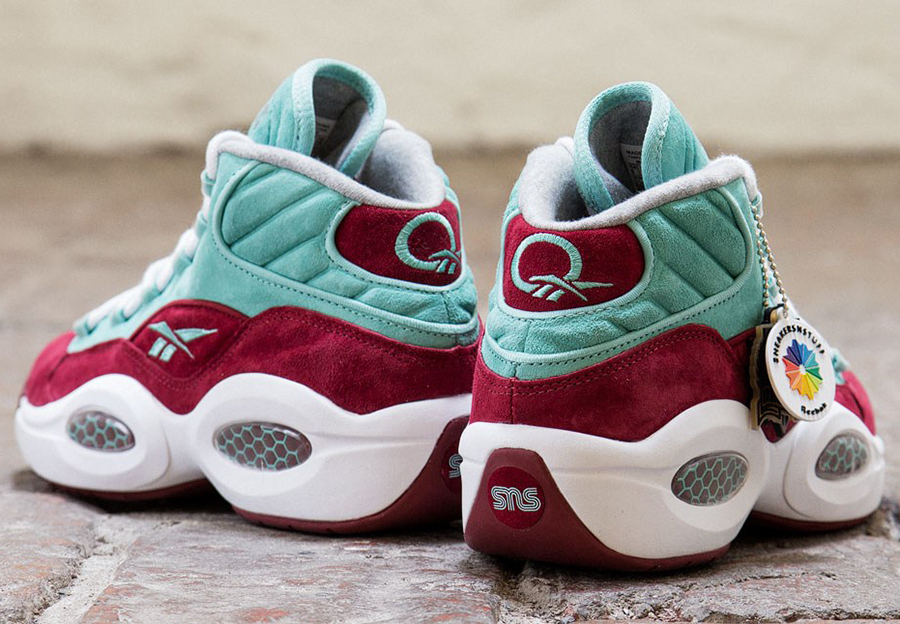 SneakersNStuff x Reebok Question - Red - Aqua - SneakerNews.com
