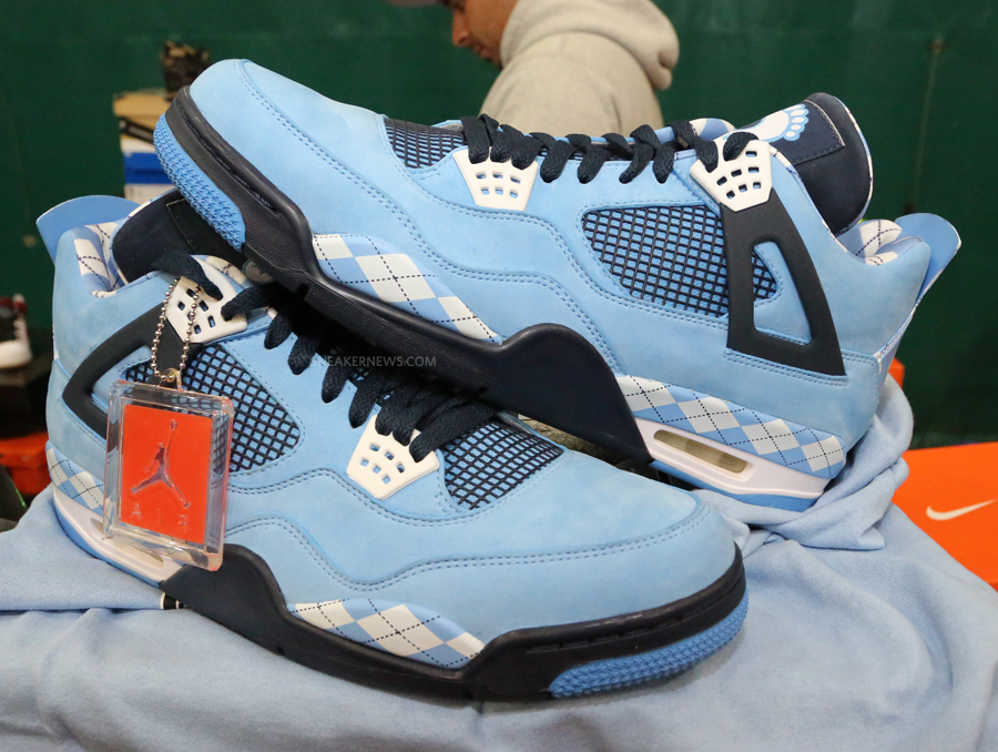 "UNC" Air Jordan IV PE - SneakerNews.com