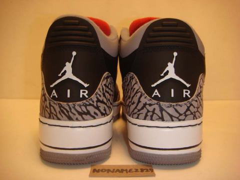 Air Jordan III Force Fusion "Black/Cement" - Unreleased Sample ...