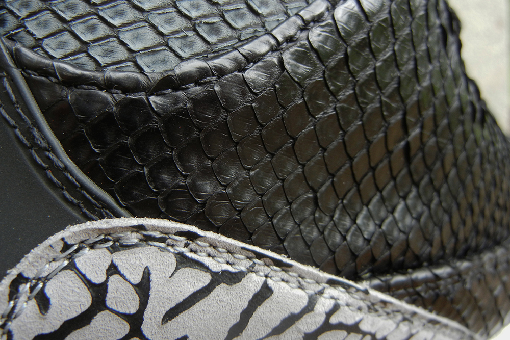 Air Jordan III "Black Python" for Wale by JBF Customs - SneakerNews.com