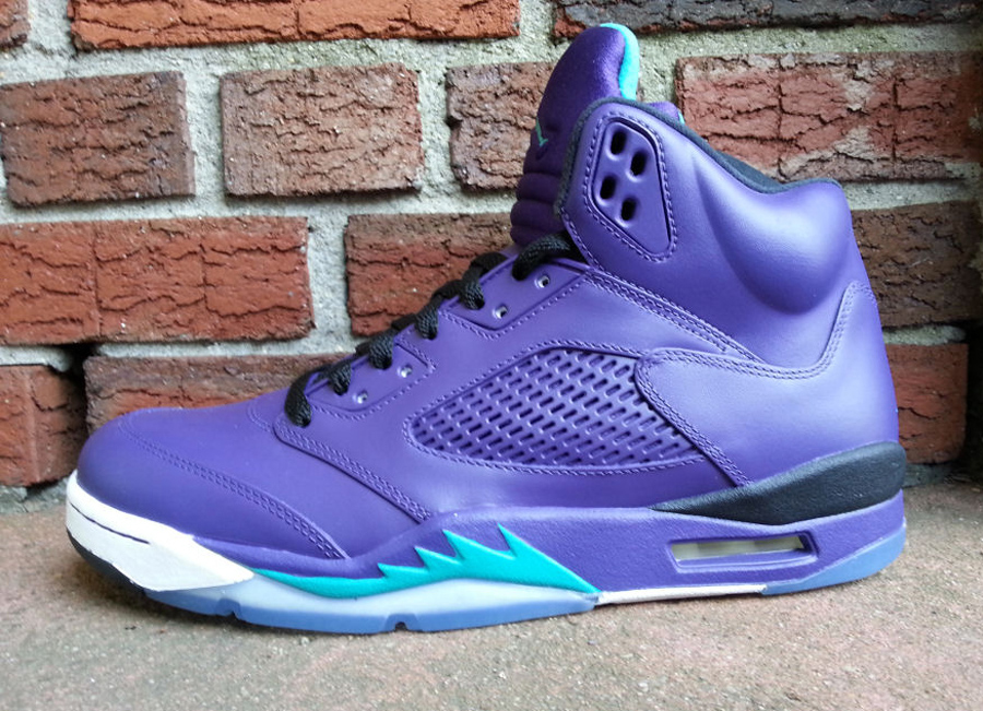 Air Jordan V "Extra Grape" Customs by Ecentrik Artistry - SneakerNews.com