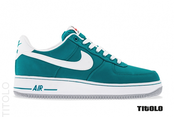 Nike Air Force 1 Low - Tropical Teal - White - Wolf Grey - SneakerNews.com