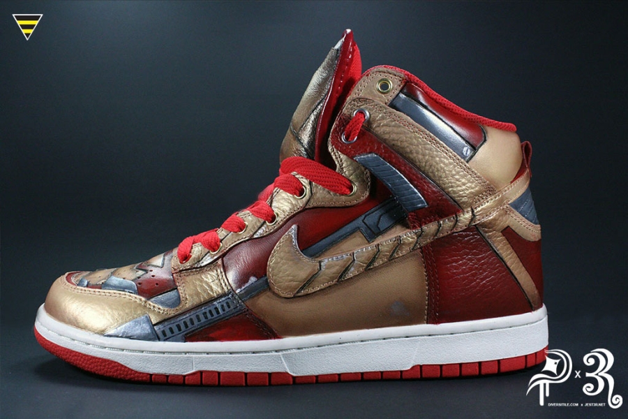 Nike Dunk High "Metal Guy" by Diversitile & 3R Customs - SneakerNews.com