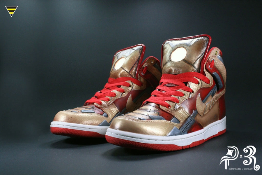 Nike Dunk High "Metal Guy" by Diversitile & 3R Customs - SneakerNews.com