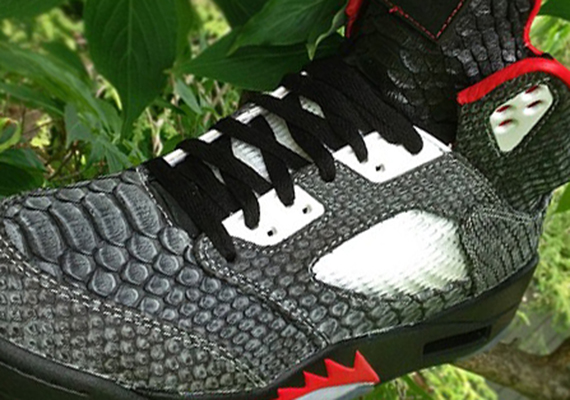 Air Jordan V "Python" by JBF Customs - SneakerNews.com