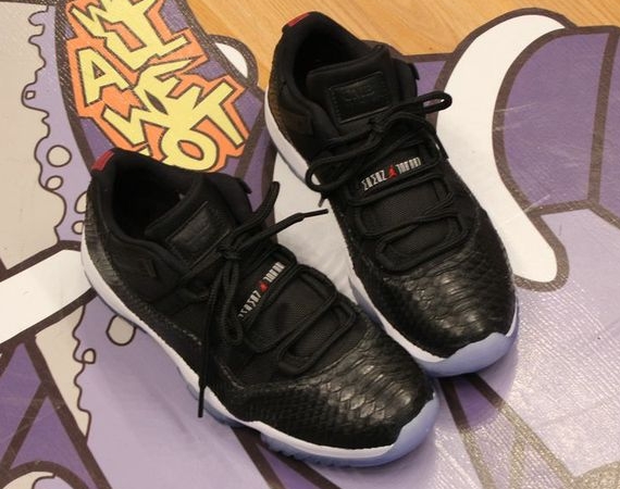 Air Jordan XI Low "Black Python" by CMB Kicks - SneakerNews.com