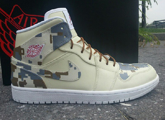 Air Jordan 1 "Digi-Camo" Customs by Ecentrik Artistry - SneakerNews.com