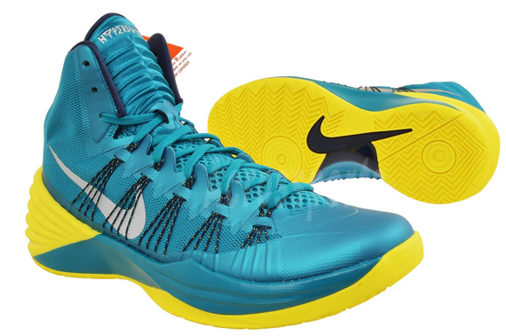 Nike Hyperdunk 2013 - Tropical Teal - Sonic Yellow - SneakerNews.com