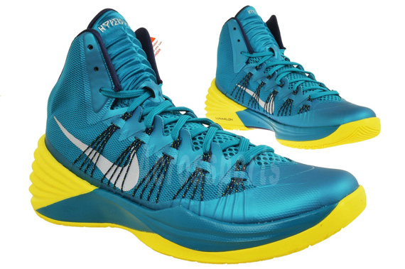 Nike Hyperdunk 2013 - Tropical Teal - Sonic Yellow - SneakerNews.com