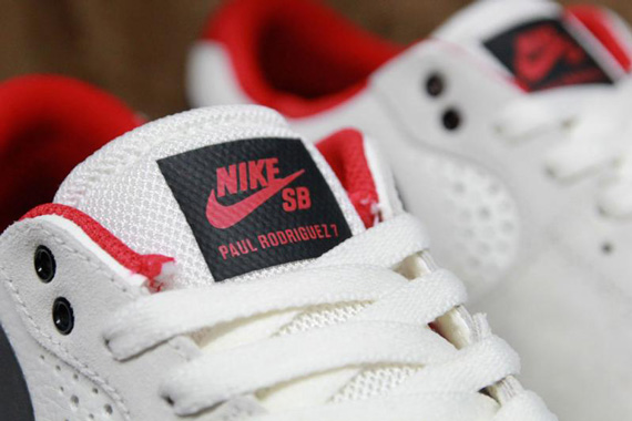 Nike SB Paul Rodriguez 7 - Sail - Black - University Red - SneakerNews.com