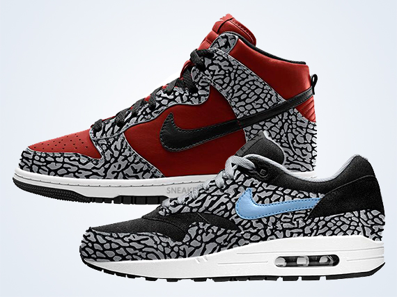 NIKEiD "Elephant Collection" - SneakerNews.com