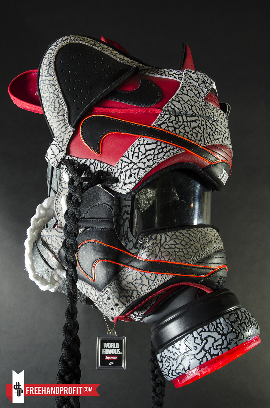 Supreme x Nike SB Dunk Low Gasmask by Freehand Profit - SneakerNews.com