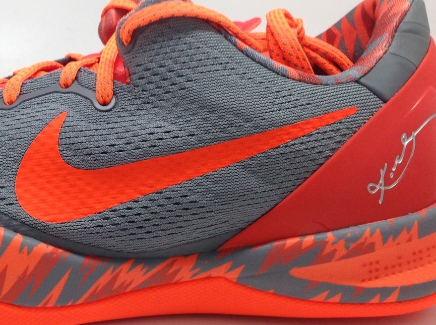 Nike Kobe 8 PP - Grey - Orange - SneakerNews.com