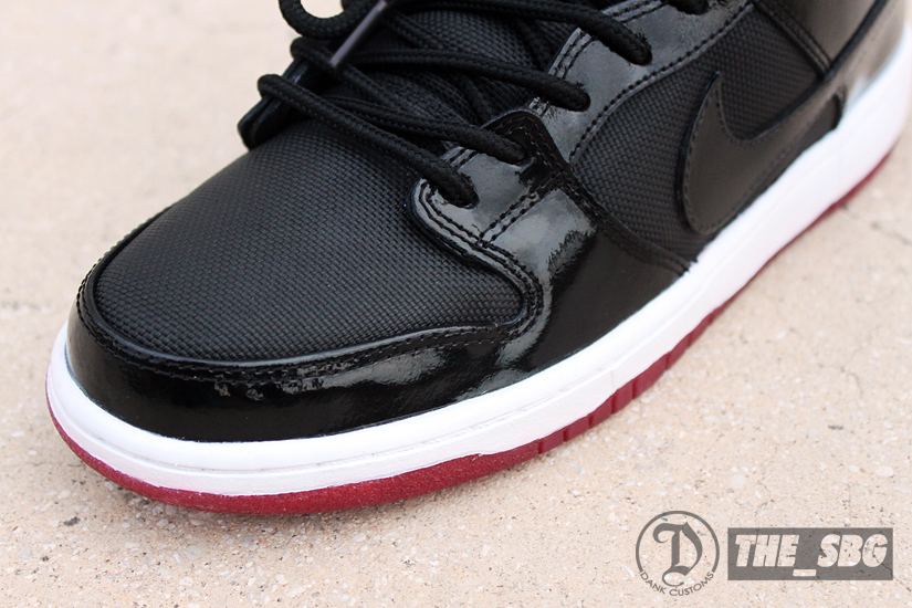 Nike SB Dunk Low "Bred" by Dank Customs - SneakerNews.com