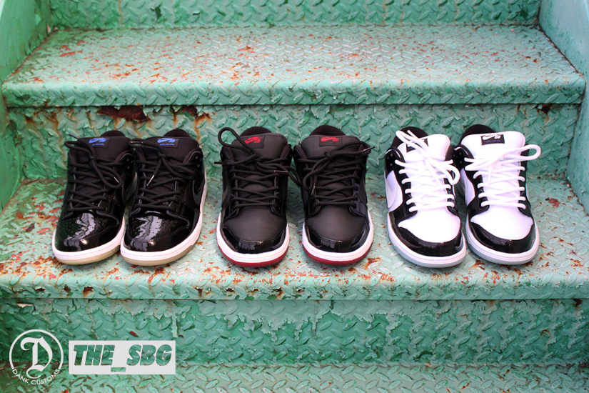Nike SB Dunk Low "Bred" by Dank Customs - SneakerNews.com