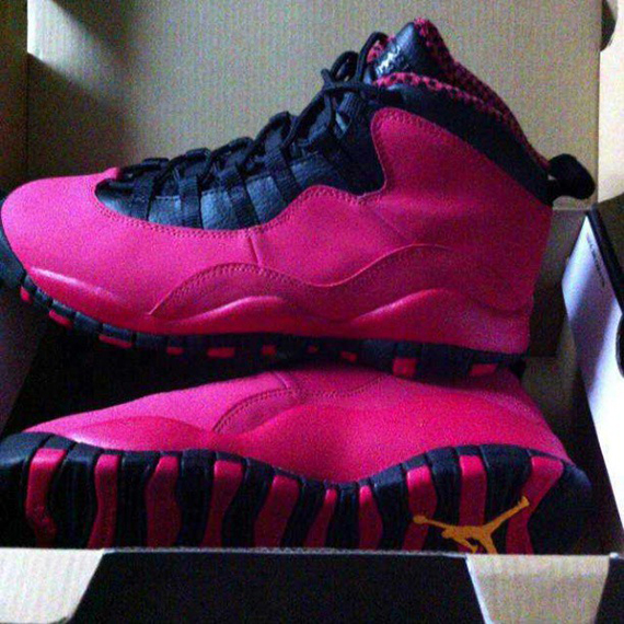 "Pink/Black" Air Jordan X - First Look