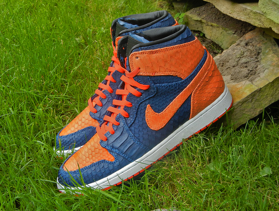 Air Jordan 1 "Knicks Python" by JBF Customs - SneakerNews.com