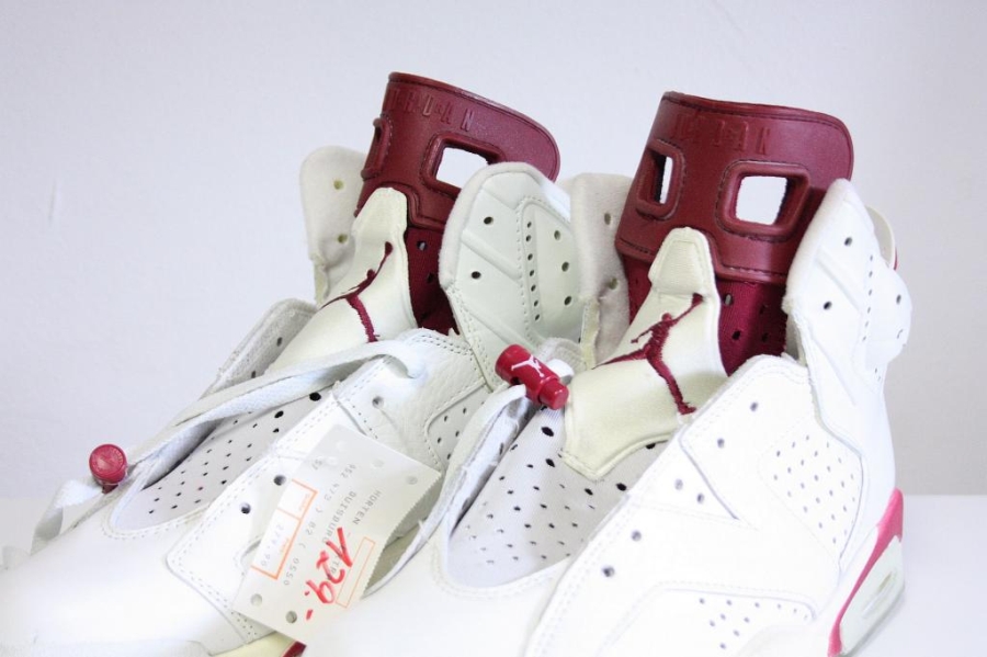 Air Jordan 6 "Maroon" OG Pair on eBay - SneakerNews.com