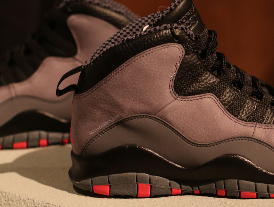 Air Jordan 10 - Cool Grey - Infrared - Black - SneakerNews.com