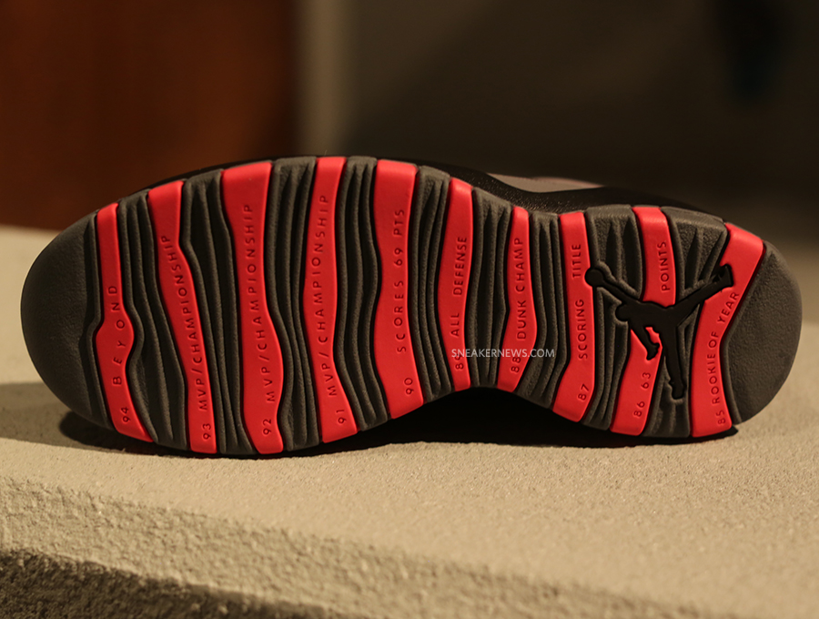 Air Jordan 10 - Cool Grey - Infrared - Black - SneakerNews.com