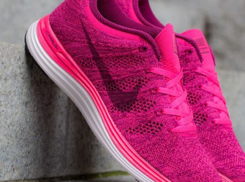 Nike WMNS Flyknit Lunar1+ Pink Flash - Raspberry Red - SneakerNews.com