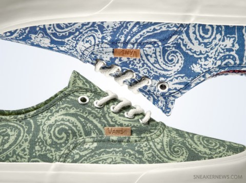 Vans California Authentic "Paisley Pack" - SneakerNews.com
