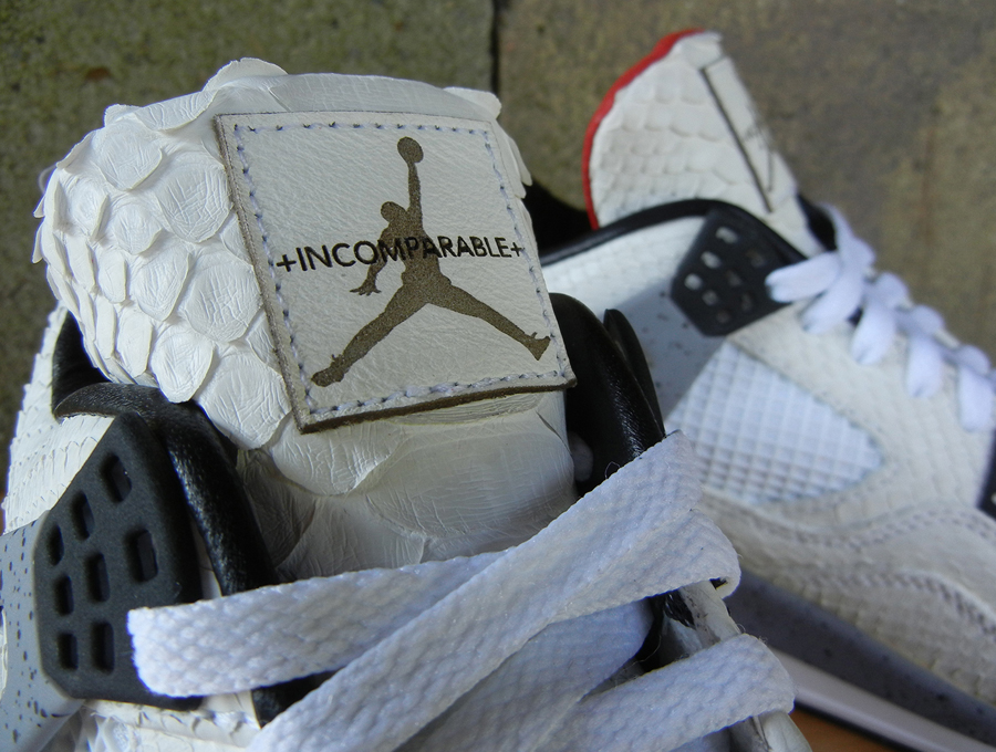 Air Jordan IV "White Python" by JBF Customs - SneakerNews.com