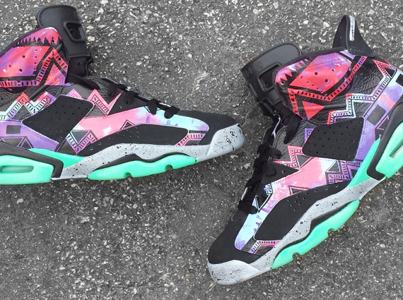 Air Jordan 6 "Aztec" Customs by Peculiar Kinetics - SneakerNews.com