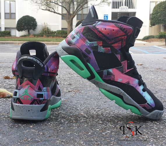 Air Jordan 6 "Aztec" Customs by Peculiar Kinetics - SneakerNews.com