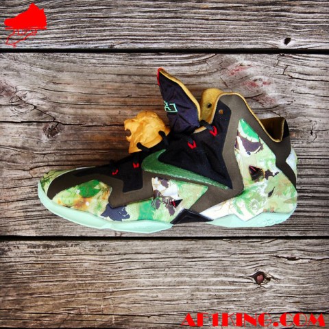 Nike LeBron 11 "King of the Jungle" Customs by Gourmet Kickz ...