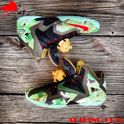 Nike LeBron 11 "King of the Jungle" Customs by Gourmet Kickz ...