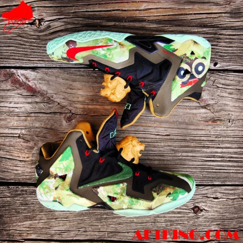 Nike LeBron 11 "King of the Jungle" Customs by Gourmet Kickz ...