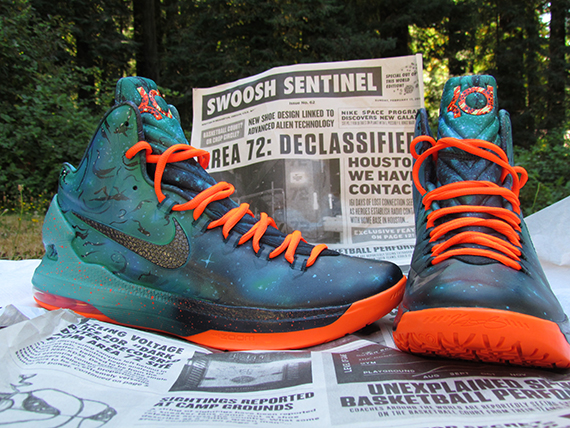 Nike KD 5 "Area 72 Remix" by JustWin Customs - SneakerNews.com
