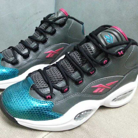 Reebok Question - Grey - Teal - Pink - SneakerNews.com