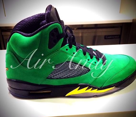 Air Jordan 5 "Oregon Ducks" - SneakerNews.com