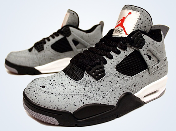 Air Jordan 4 "Cement Flip" Customs by PKZUNIGA - SneakerNews.com