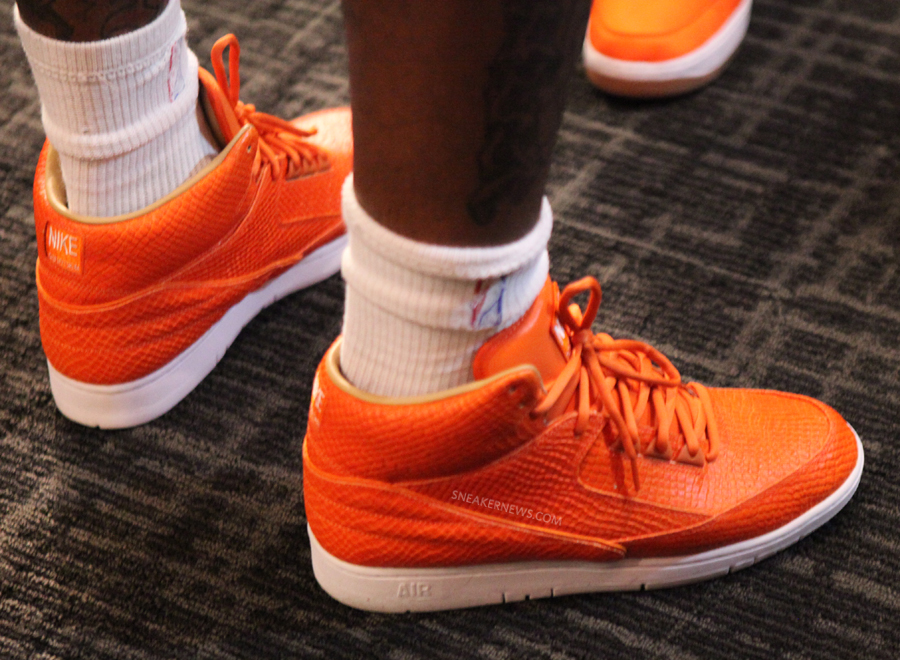 Nike Air Python "Orange" - J.R. Smith PE - SneakerNews.com