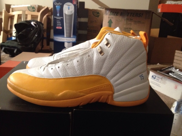 Air Jordan 12 Carmelo Anthony PE Auctions by Peacecell - SneakerNews.com