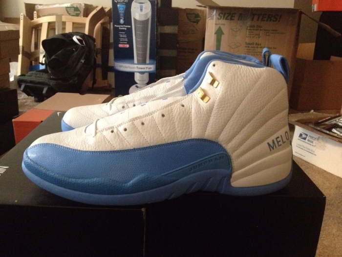 Air Jordan 12 Carmelo Anthony PE Auctions by Peacecell - SneakerNews.com