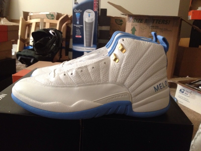 Air Jordan 12 Carmelo Anthony PE Auctions by Peacecell - SneakerNews.com