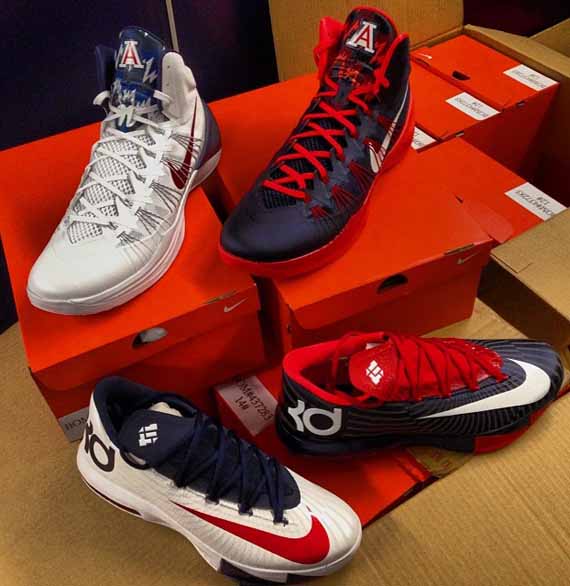 Nike KD 6 + Hyperdunk 2013 "Arizona Wildcats" PEs - SneakerNews.com