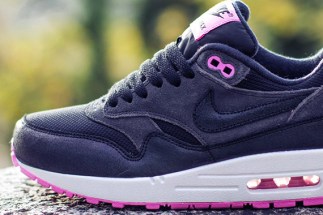 Nike WMNS Air Max 1 - Anthracite - Black - Red Violet - SneakerNews.com